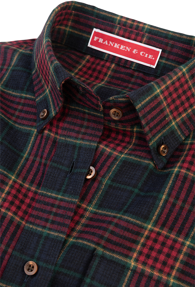 Blouse flannel, glencheck - shop online | Women | FRANKEN & Cie.